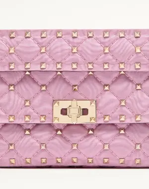 Valentino Garavani Rockstud Spike Shoulder Bag - Pink