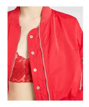 Ermanno Scervino Double-face Technical Fabric Bomber Jacket