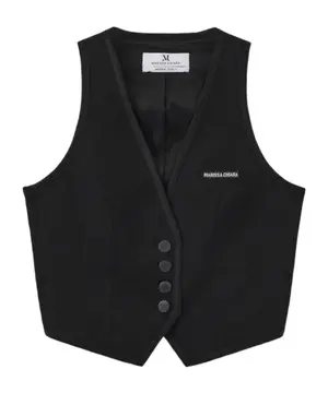 Marissa Chiara V-neck Buttoned Vest