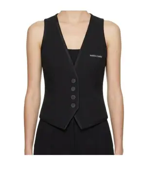 Marissa Chiara V-neck Buttoned Vest