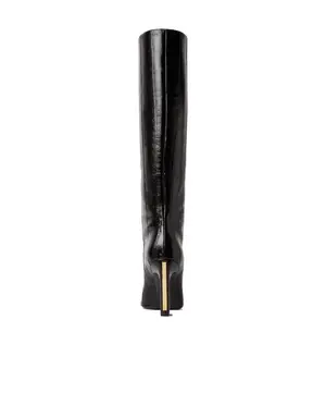 Fendi Arco Pointed-toe Tubular Boots - Black