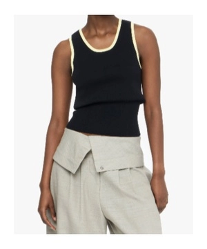 J.W.ANDERSON Contrast-trim Ribbed Tank Top