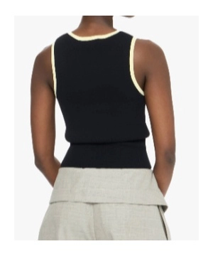 J.W.ANDERSON Contrast-trim Ribbed Tank Top