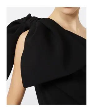 Max Mara Asymmetrical Jumpsuit With Bow Detail