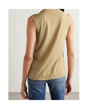 NILI LOTAN Crew Neck Sleeveless Vest