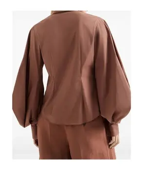 Brunello Cucinelli Balloon Sleeve Pocket Shirt