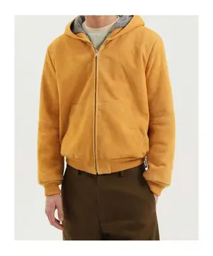 1989 STUDIO Ribbed Hem Zip Jacket