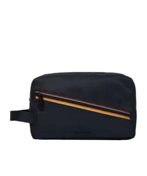 Paul Smith Stripe Detail Wash Bag - Navy