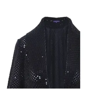 Ralph Lauren Long Sequined Cardigan