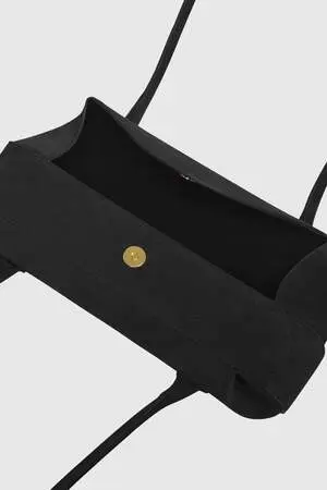 Yuzefi Oyster Shoulder Bag - Black