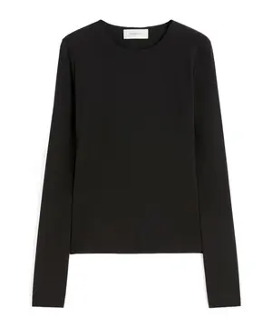 Sportmax Long-sleeved Jersey T-shirt