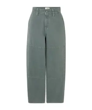 FRAME Panelled Wide-leg Casual Trousers