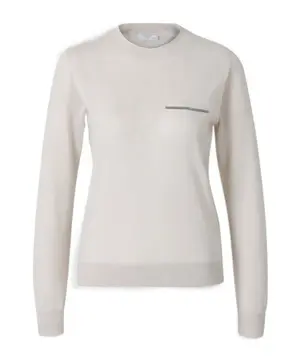 Peserico Ribbed Crew Neck Long Sleeve Knitwear
