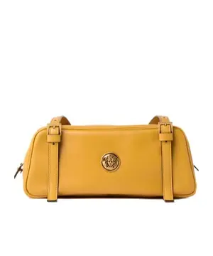 Versace Emblème Nappa Leather Bowling Bag