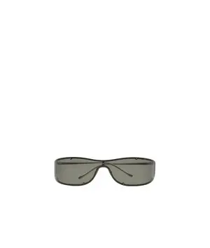 Saint Laurent Sl 807 Rimless Shield Sunglasses - Gray