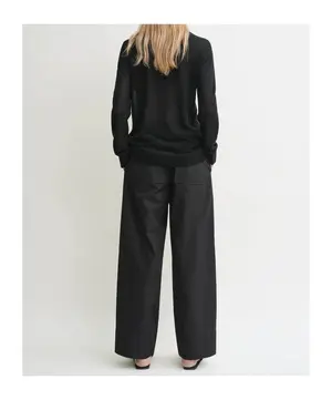 TOTEME Long-sleeved T-shirt - Black
