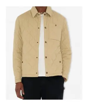 Burberry Long Sleeved Quilted Gabardine Jacket - Hamper