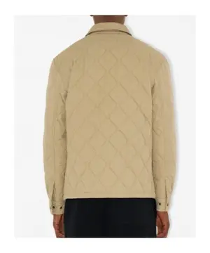 Burberry Long Sleeved Quilted Gabardine Jacket - Hamper