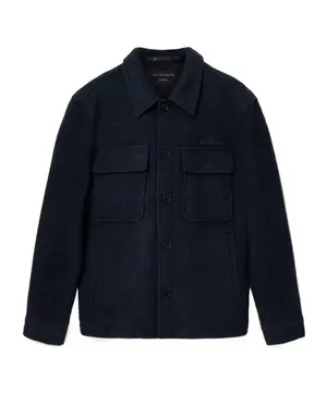 ALLSAINTS Cayson Patch-pocket Jacket - Dark Navy