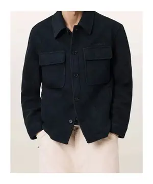 ALLSAINTS Cayson Patch-pocket Jacket - Dark Navy