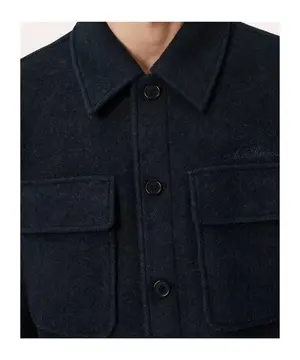 ALLSAINTS Cayson Patch-pocket Jacket - Dark Navy