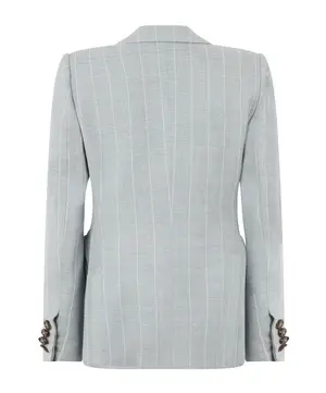 BLAZÉ MILANO Pinstripe Double-breasted Blazer