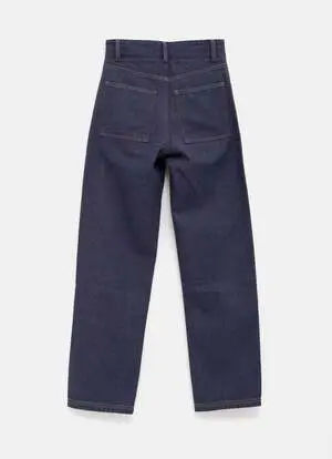 BASERANGE Contrasting Zip-fastening Jeans - Black