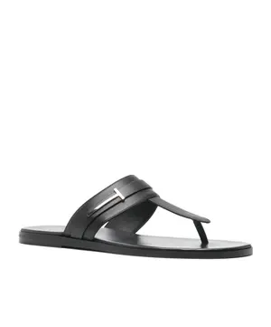 TOM FORD Logo Flat Sandals