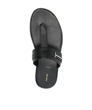 TOM FORD Logo Flat Sandals