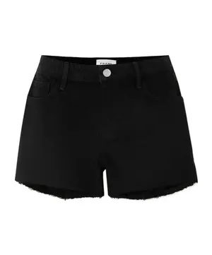 FRAME Frayed Denim Shorts