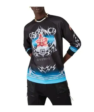 Casablanca Long-sleeved Graphic Print T-shirt