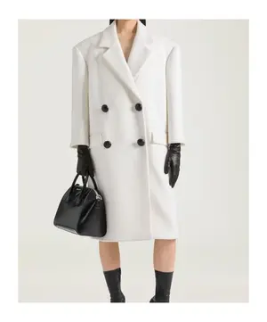 Givenchy Double Breasted Wool Coat