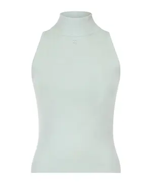 Courreges High Neck Performance Tops For Women