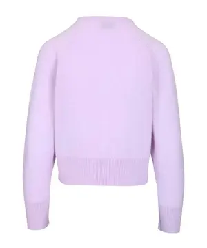 FORTE_FORTE Crew Neck Buttoned Cardigan