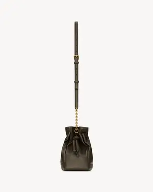 Saint Laurent Jamie Logo Plaque Shoulder Bag - Black