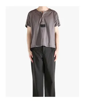 KIKO KOSTADINOV Snap-detail Henley T-shirt