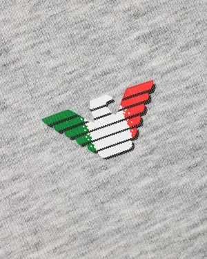 Emporio Armani Round Collar Logo T-shirt