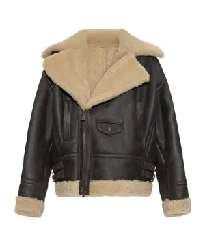 Dsquared2 Zip-up Shearling Jacket