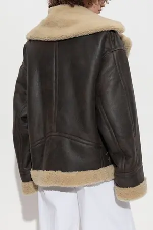 Dsquared2 Zip-up Shearling Jacket