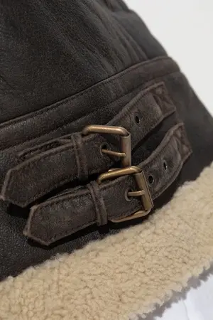 Dsquared2 Zip-up Shearling Jacket