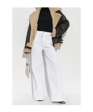 Dsquared2 Zip-up Shearling Jacket