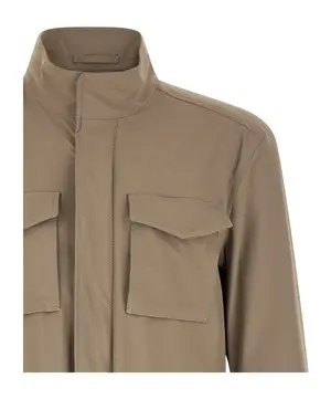 Herno Stretch Field Jacket - Brown