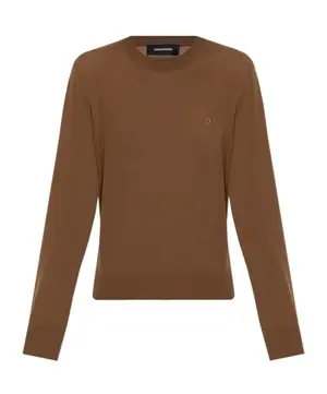 Dsquared2 Long Sleeve Knitted Pullover - Brown