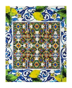 Dolce & Gabbana Printed Silk Scarf