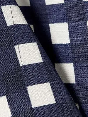Jacquemus Cropped Checked Canvas Shirt
