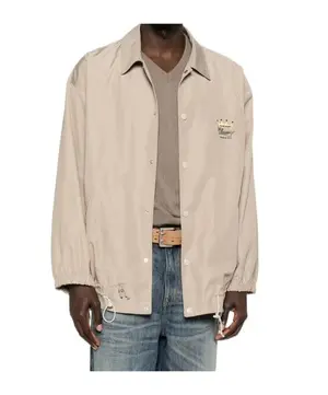 MAGLIANO Logo-print Single-breasted Jacket