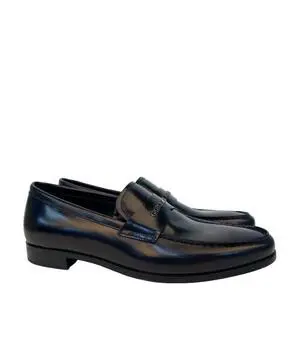 Giorgio Armani Logo Loafers