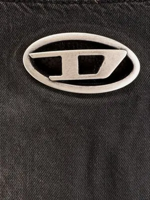 DIESEL® Logo Plaque Mini Skirt - Black