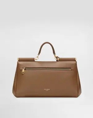 Dolce & Gabbana Sicily Foldover Top Tote Bag - Brown