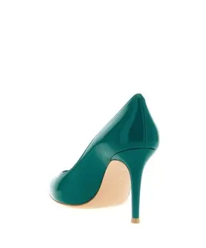 GIANVITO ROSSI Pointed-toe Stiletto Pumps - Green
